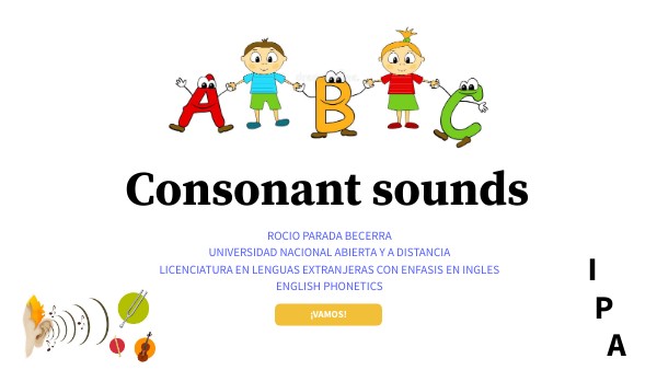 Consonants sounds | Genially