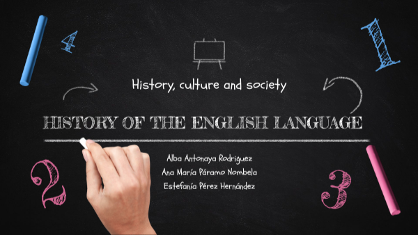 UC1. HISTORY OF THE ENGLISH LANGUAGE