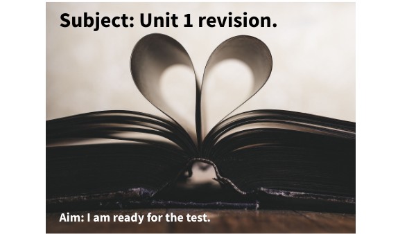 Unit 1 revision A4 | Genially