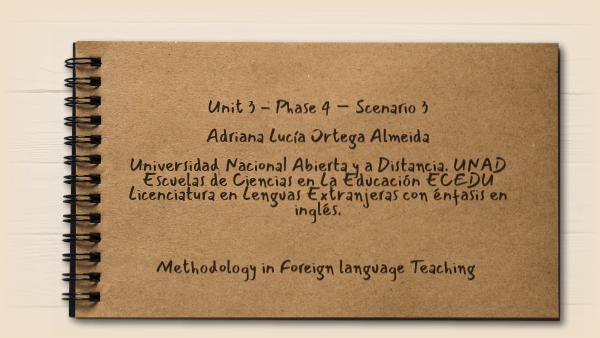 Adriana Ortega Phase 4 -Scenario 3 Methodology | Genially