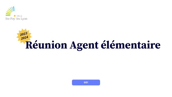 23/24 Réunion Agent ELEM | Genially