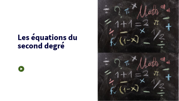 2nd degré | Genially