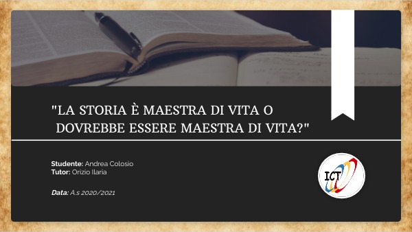 COLOSIO ANDREA- ELABORATO ESAME