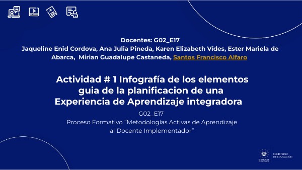 Planificación - PF Metodologías Activas | Genially