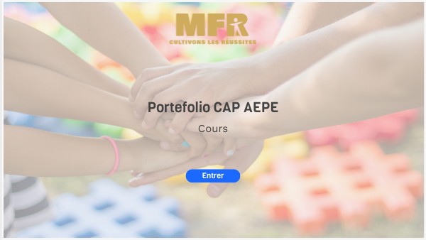 Portefolio CAP AEPE | Genially