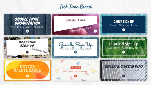 Tech Time Station | Genially