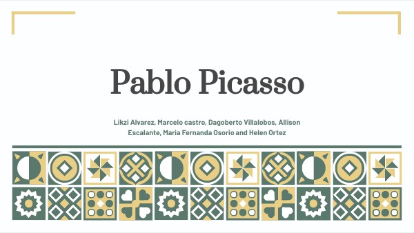 Pablo Picasso | Genially