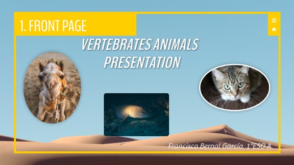 Vertebrates Presentation