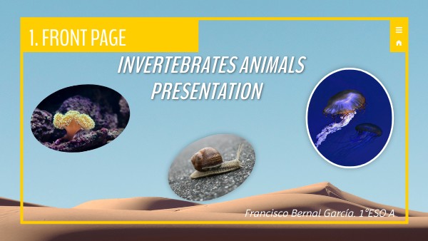 Invertebrates presentation. | Genially