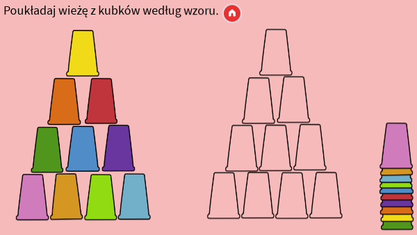 Piramida kubeczki | Genially