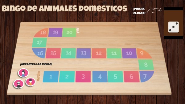 Bingo de animales domésticos