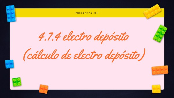 ELECTRO DEPOSITO | Genially