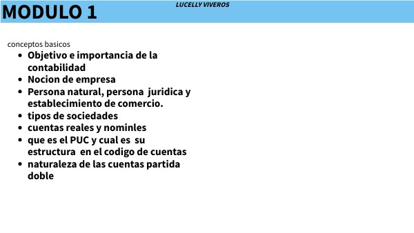CONCEPTOS BÁSICOS CONTABILIDAD Y COSTOS LUCELLY VIVEROS | Genially