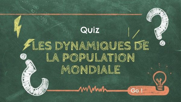 Quiz population mondiale | Genially