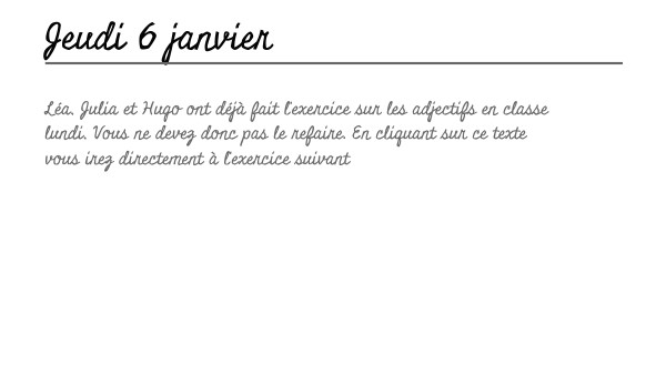 MHF période 3 semaine 1