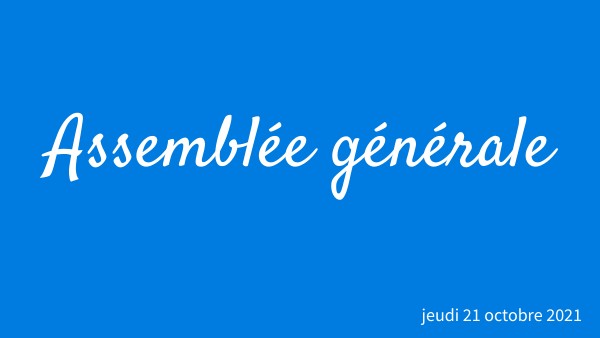 AG 21 octobre | Genially