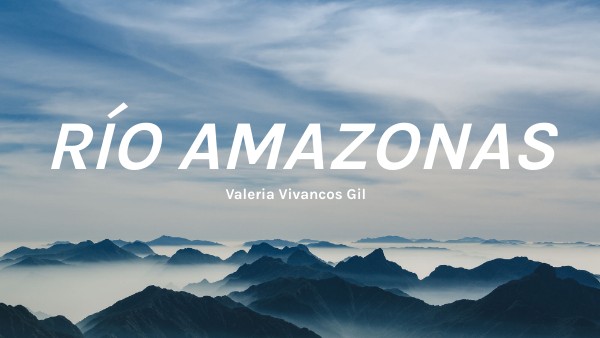 río amazonas