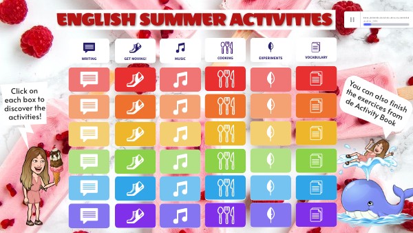 Summer activities 4th-6th