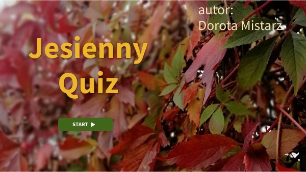 Jesienny QUIZ | Genially