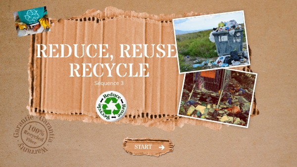 REduce reuse recycle | Genially