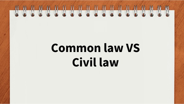 Common and civil law