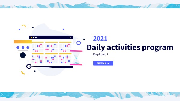 My phonic daily activities program