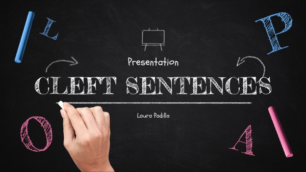 Cleft Sentences | Genially