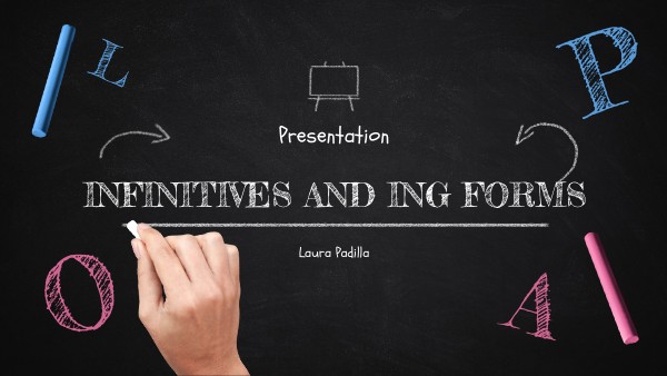 infinitives and ing forms | Genially