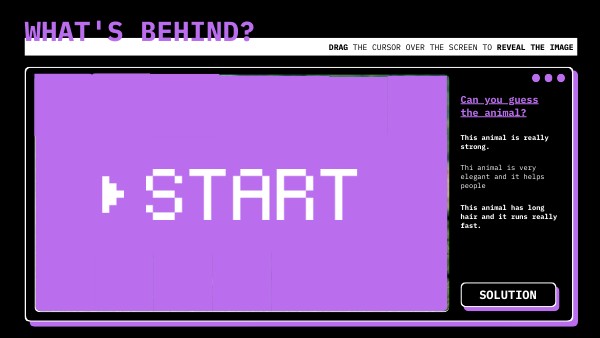 What´s behind - Animals | Genially