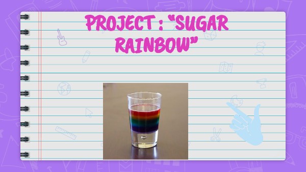 Genially sin títPROJECT : “SUGAR RAINBOW”ulo | Genially