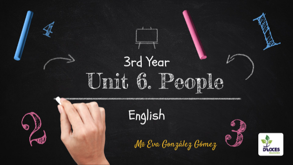 3º Unit 6: People