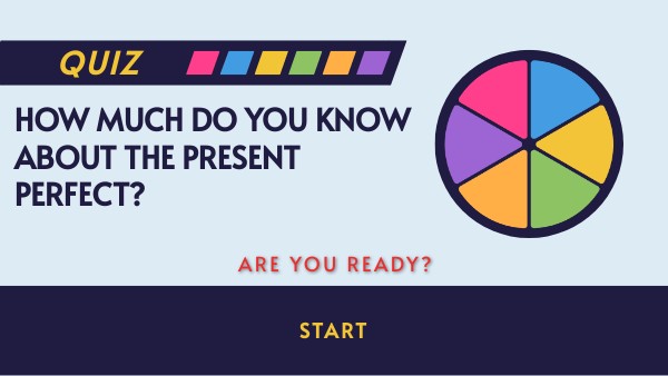 Present perfect quiz | Genially