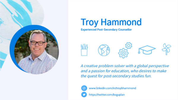 Professional Infographic: Troy Hammond
