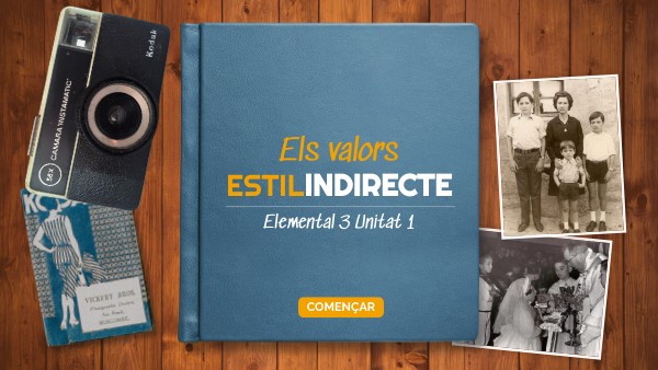 E3 U1 Estil indirecte