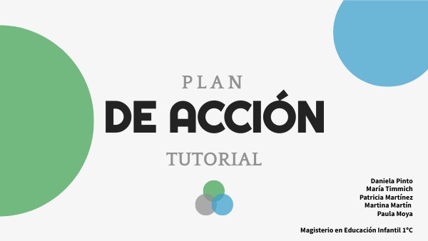 PLAN DE ACCIÓN TUTORIAL | Genially