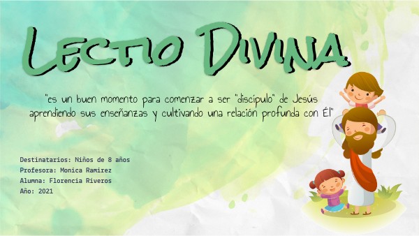 Lectio Divina | Genially