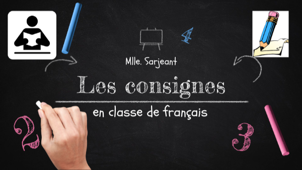 Les consignes | Genially