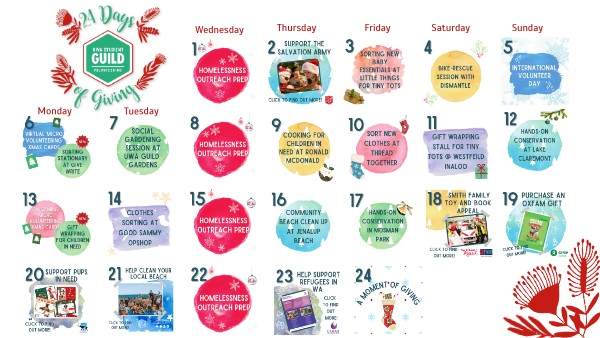 24 Days of Giving | Genially