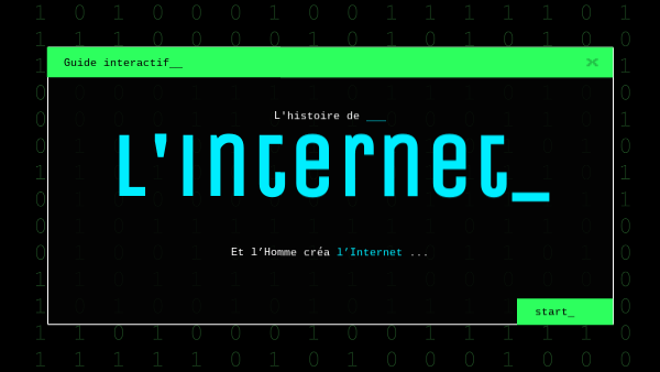 L'histoire d'internet | Genially