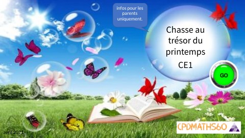 Chasse au trésor du printemps CE1 | Genially