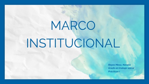 marco institucional | Genially