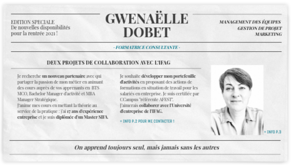 CV Gwenaëlle Dobet | Genially
