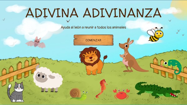 ADIVINANZAS ANIMALES | Genially