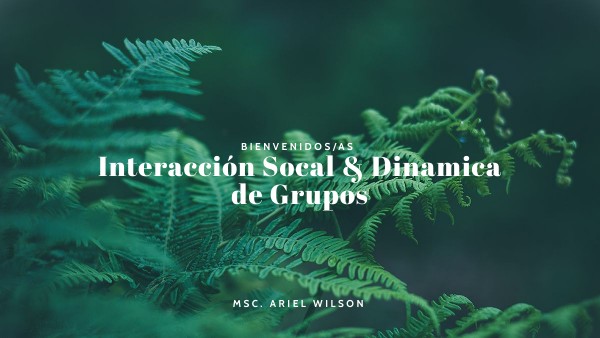 3. Interacción Social y Dinámica de Grupos | Genially