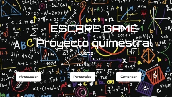 ESCAPE GAME Proyecto final