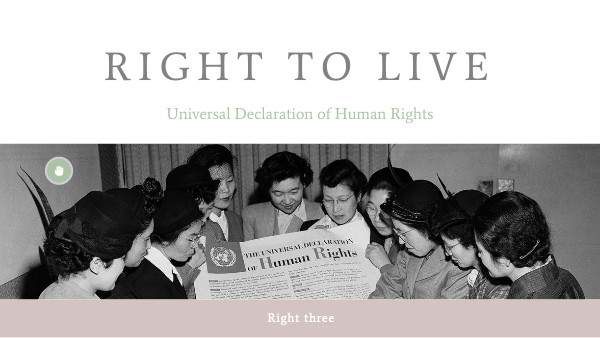 Right to live | Genially
