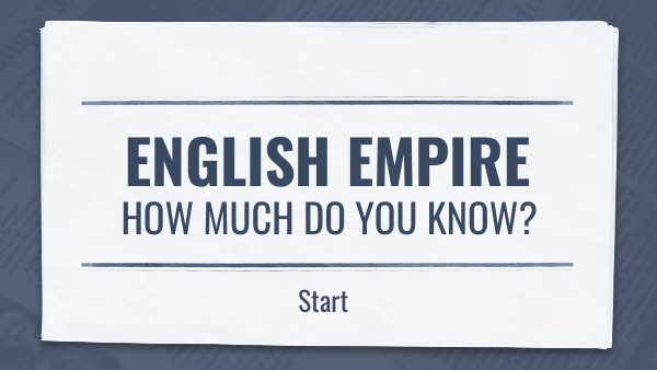English Empire | Genially