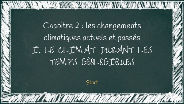 Le climat durant les temps géologiques