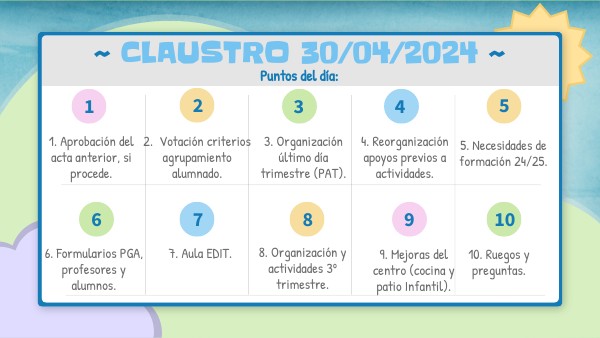 CLAUSTRO 30 ABRIL 2024