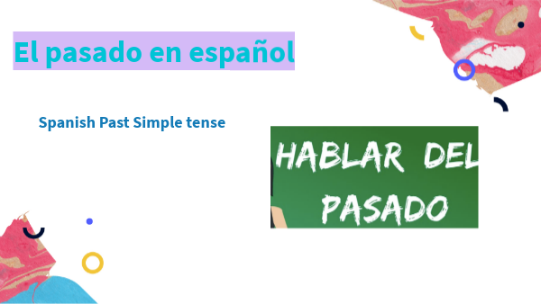 El preterito indefinido - Past simple tense | Genially